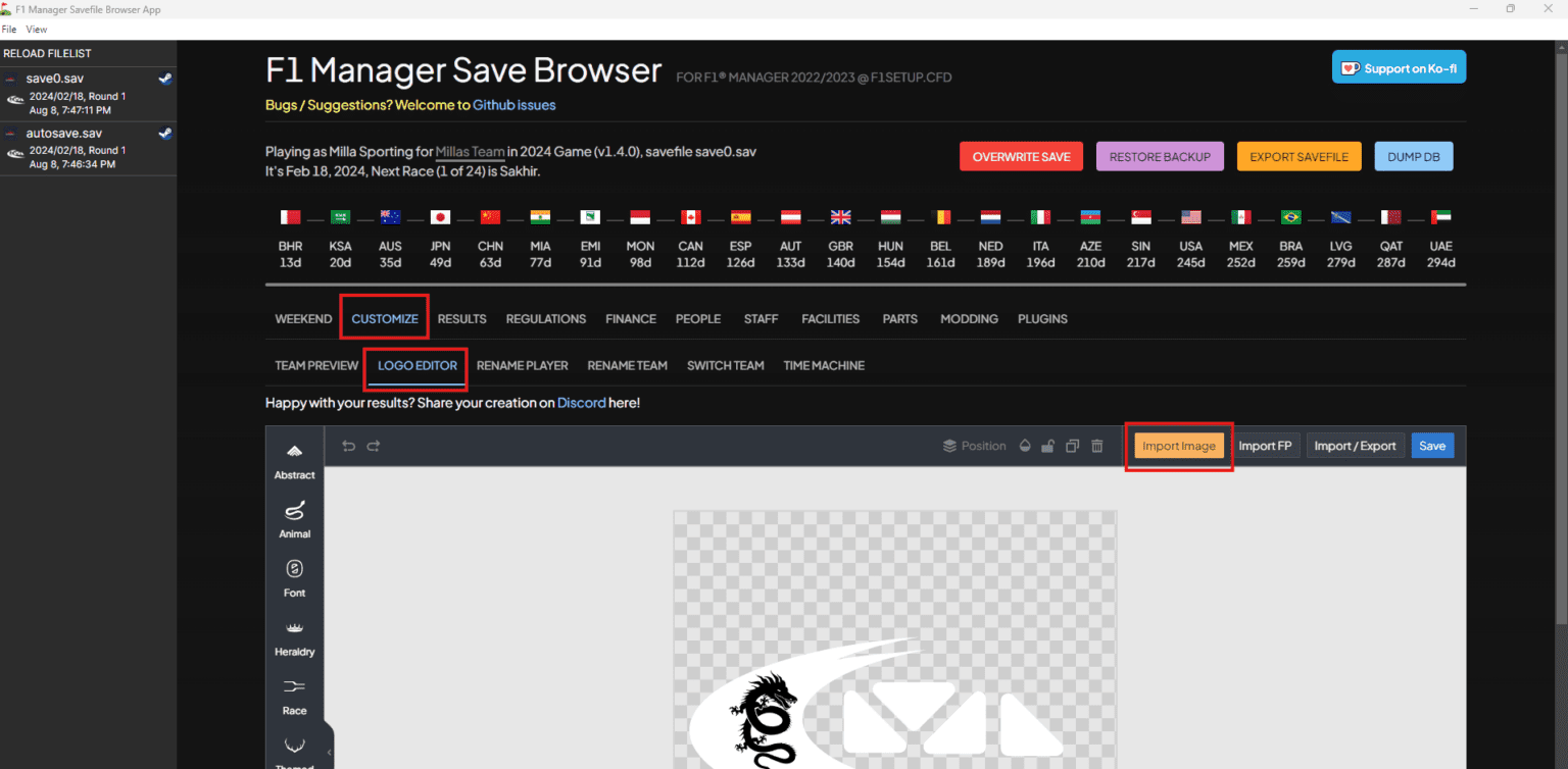 F1 Manager 2024: Cómo Escanear e Importar tu Propio Logo – Millaredos